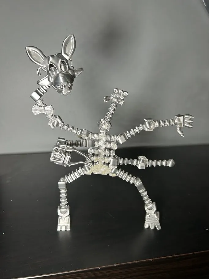 Poseable Articulated Mangle Five Nights Freddy’s 2 - Free 3D Print ...