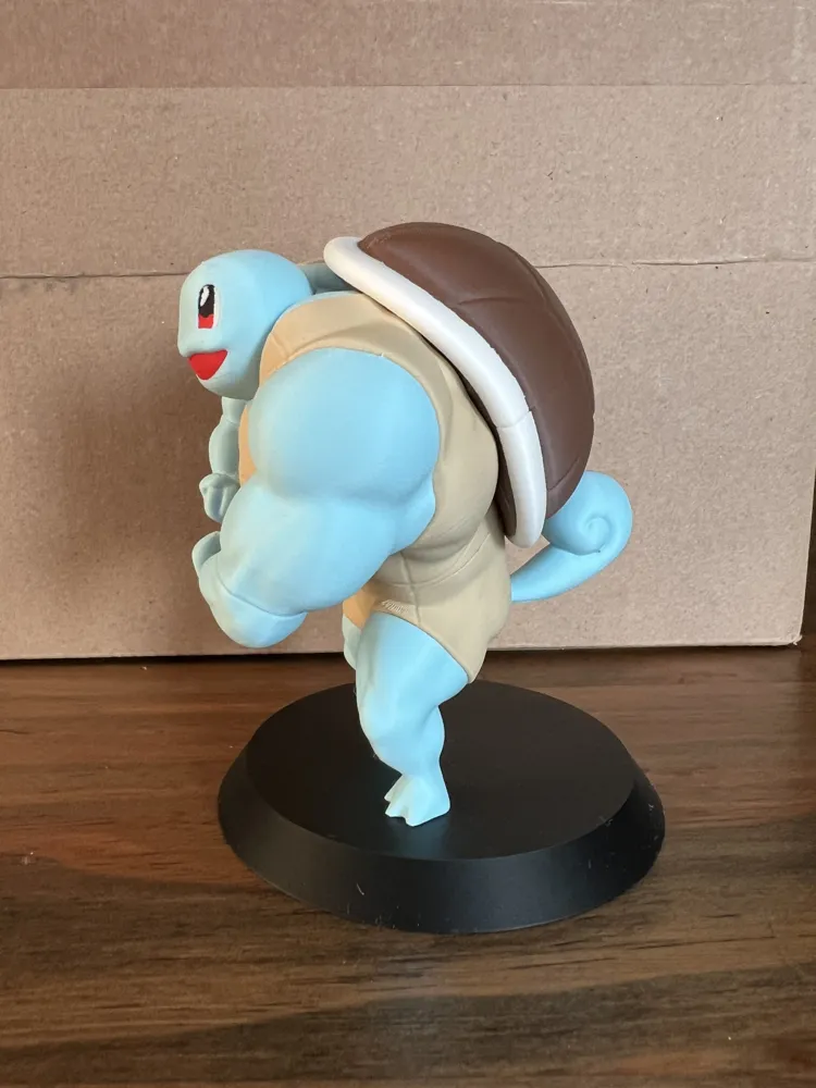 Ultra swole Squirtle Remixed by Fix002MakerWorld: Download Free 3D Models