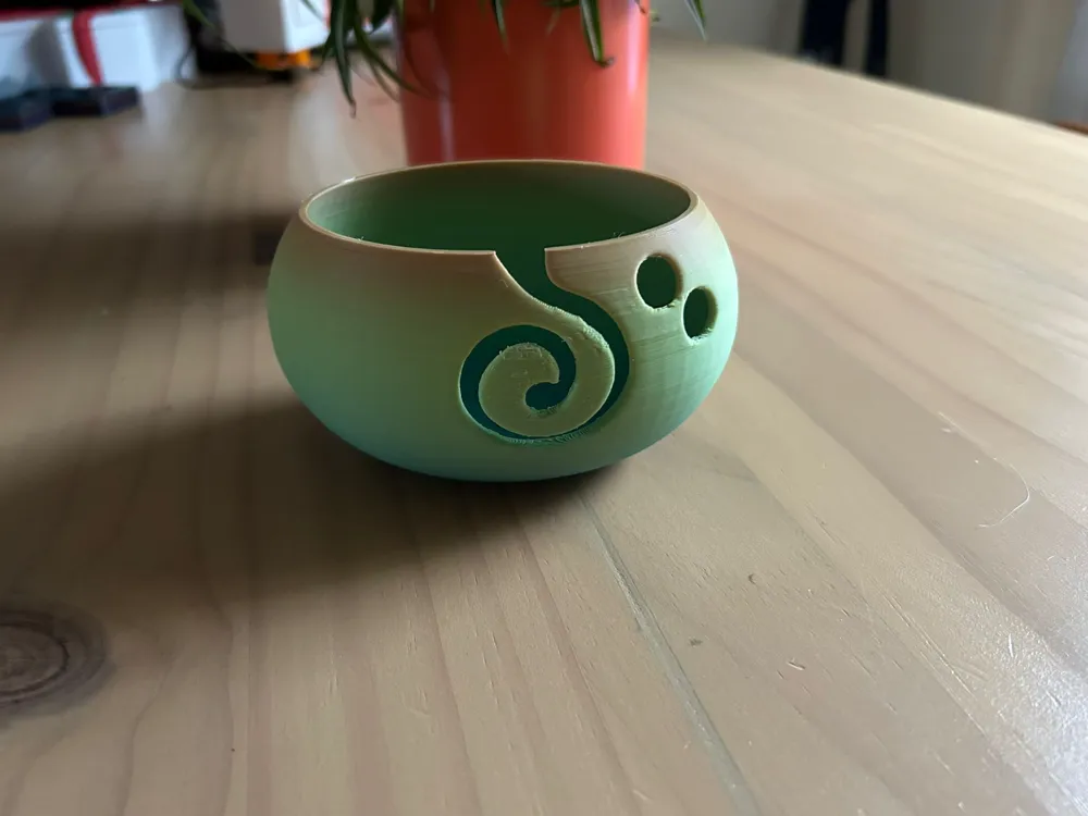 Yarn Pot for crochet or knitting by Roobarb - MakerWorld