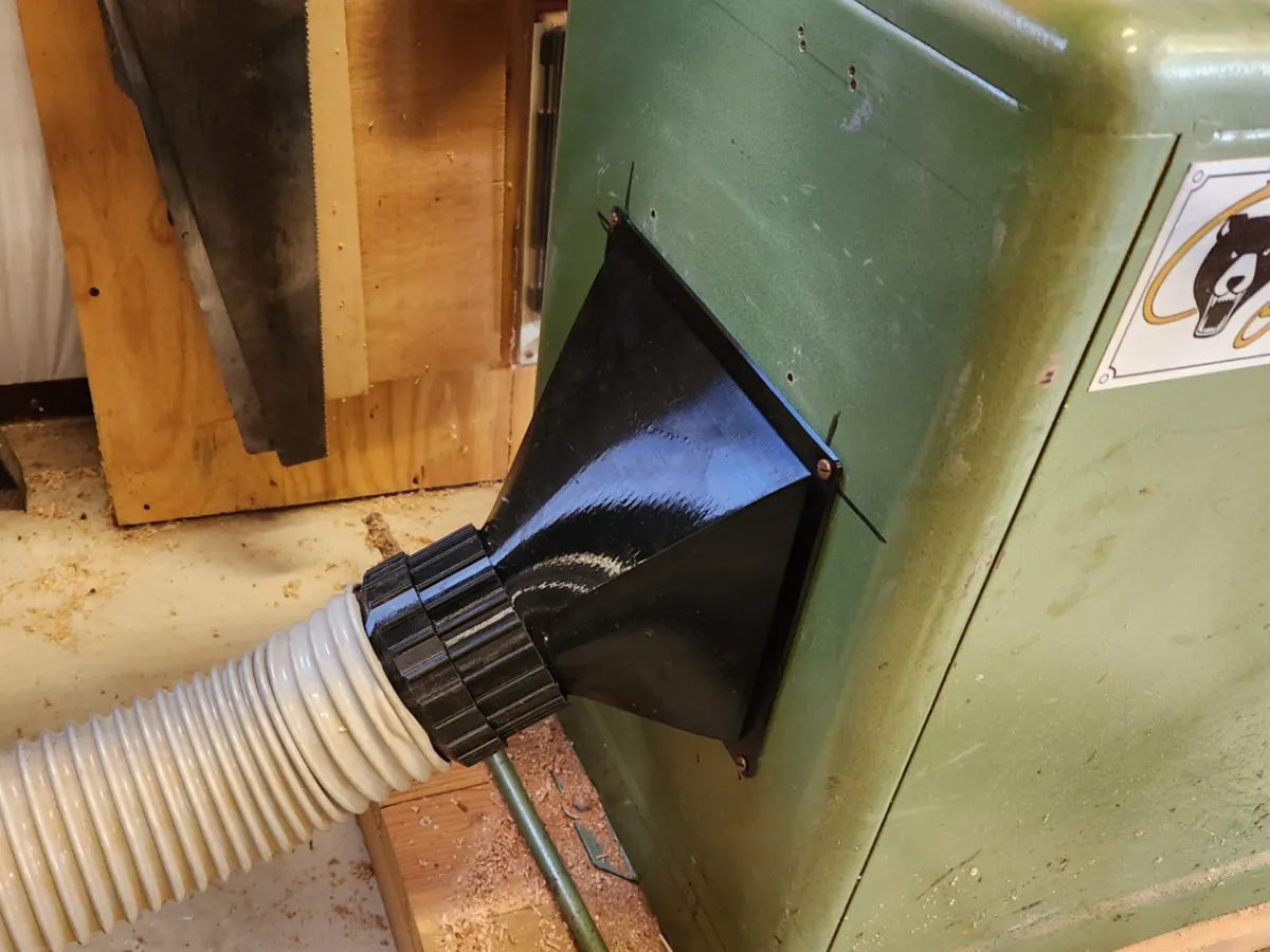 Grizzly 8" Jointer Dust Collection Adapter Remixed by M@k3r007 ...