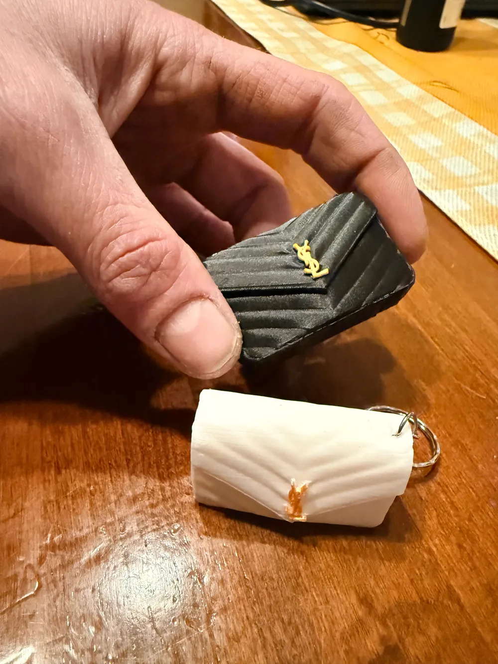 YSL charm keychain bag - Free 3D Print Model - MakerWorld