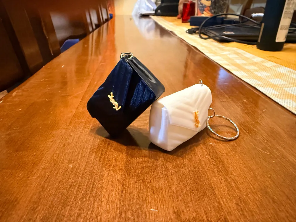 YSL charm keychain bag - Free 3D Print Model - MakerWorld