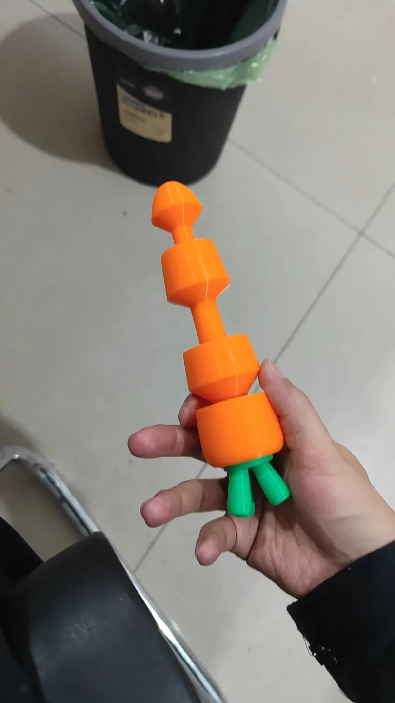 Telescopic carrot sword by AiWen文创-OF酱 - MakerWorld