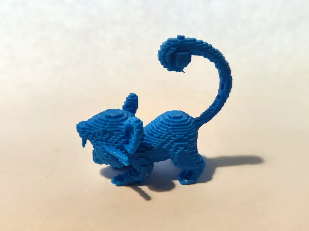 Voxel-Style Rattata by Low Poly Factory - MakerWorld