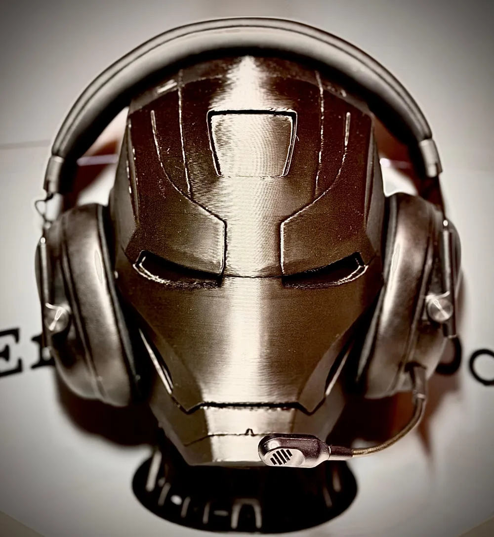 Headphone stand - Iron Man by ErDo MakerWorld: Download Free 3D Models