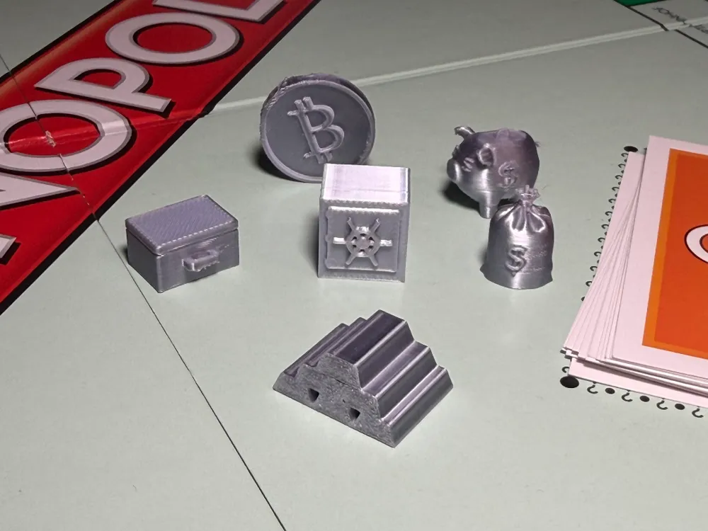 Monopoly Game Pieces - Theme: Money/Finance by Emmo17 MakerWorld ...