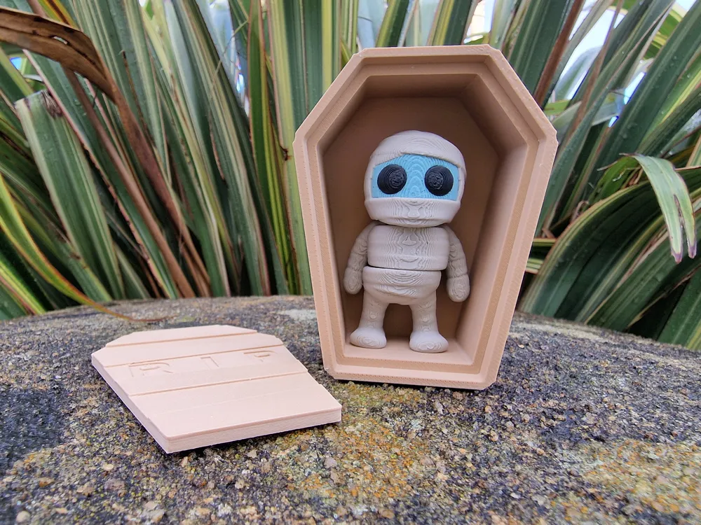 Wooden Casket - For Zou3D Tiny Mummy by 3DomSculpts MakerWorld ...