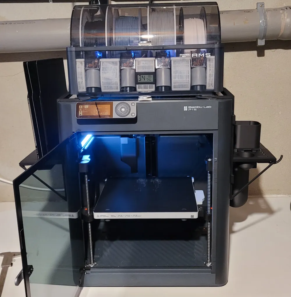 The Side Rack : Modular Bambu Tool Organizer for P1/X1 3D printers by ...