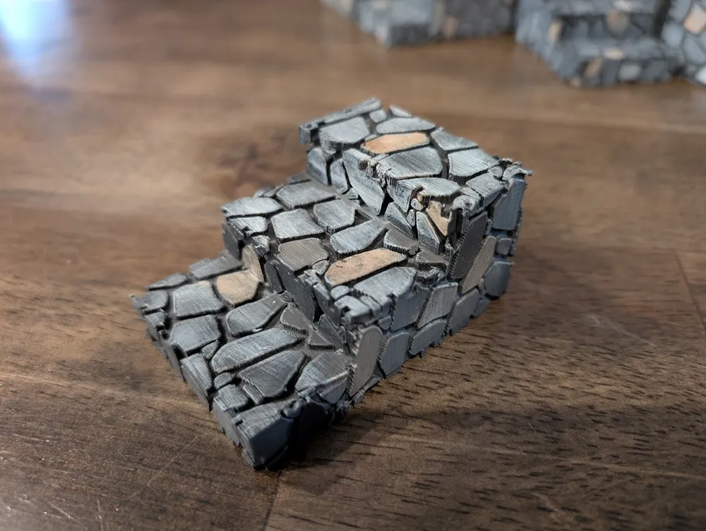 Simple Dungeon Building Blocks - Free 3D Print Model - MakerWorld