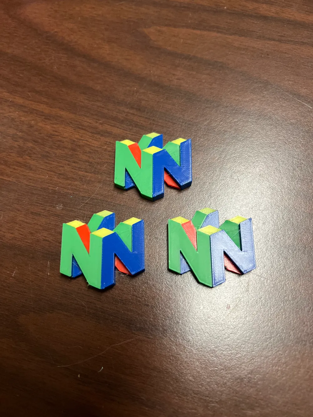 2D Full Color Nintendo 64 Logo by Jeffylou87 - MakerWorld