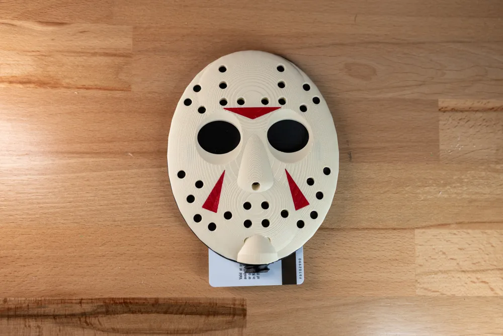 Tap to Pay Credit Card Hockey Mask - Free 3D Print Model - MakerWorld