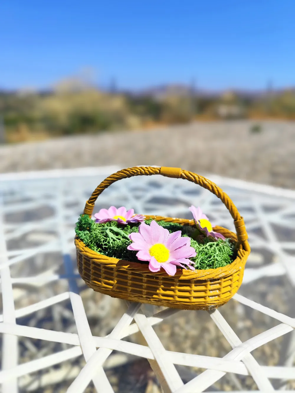 Cesta jardinera de mimbre - Modelo de impresión 3D gratuito - MakerWorld