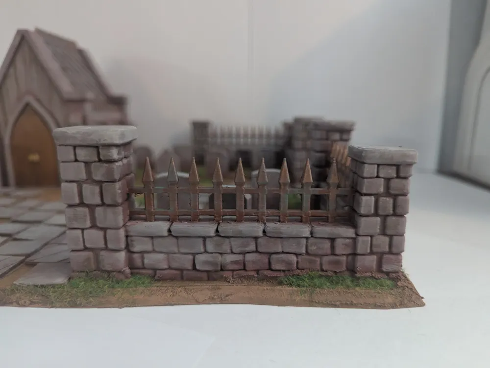 Haunted Graveyard by Two goblins in a trench coat MakerWorld: Download ...