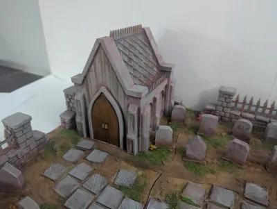 Haunted Graveyard by Two goblins in a trench coat MakerWorld: Download ...