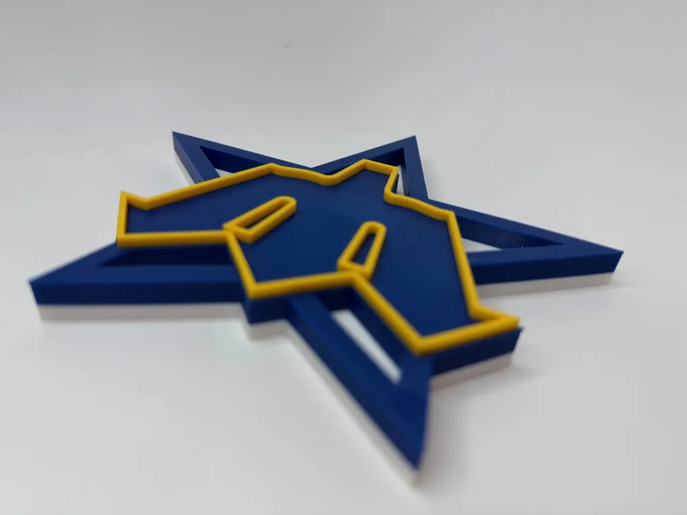 Seattle Mariners Logo 1981 by ABeezy13 MakerWorld: Download Free 3D Models