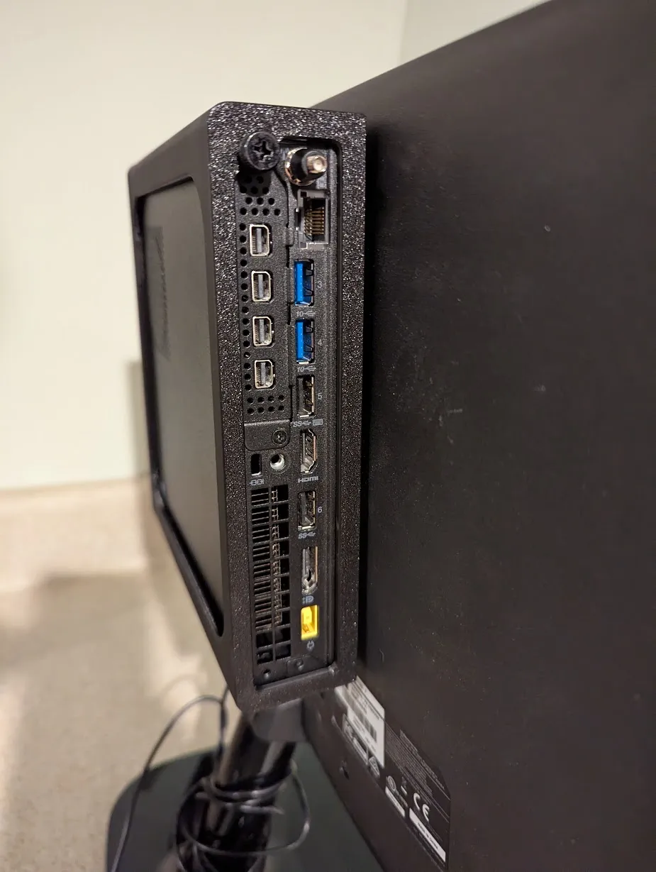 VESA Mount for Lenovo & Dell Tiny PCs (75 / 100mm) by Quantum Print ...