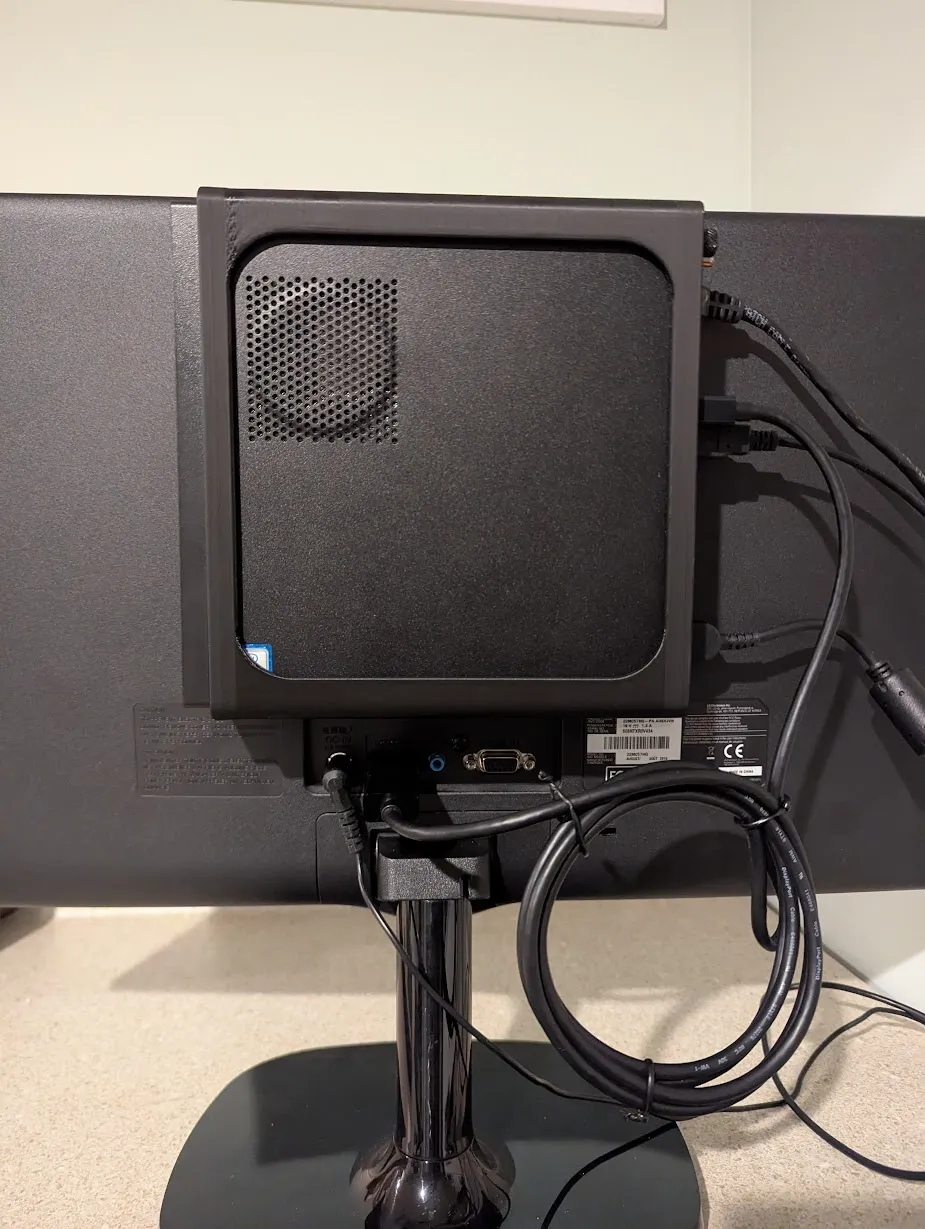 VESA Mount for Lenovo & Dell Tiny PCs (75 / 100mm) by Quantum Print ...