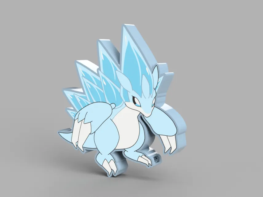Alolan Sandslash Lightbox by Sitsero - MakerWorld