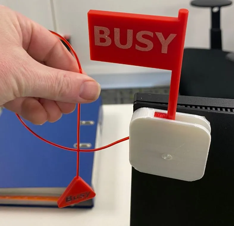 Busy Flag - Free 3D Print Model - MakerWorld