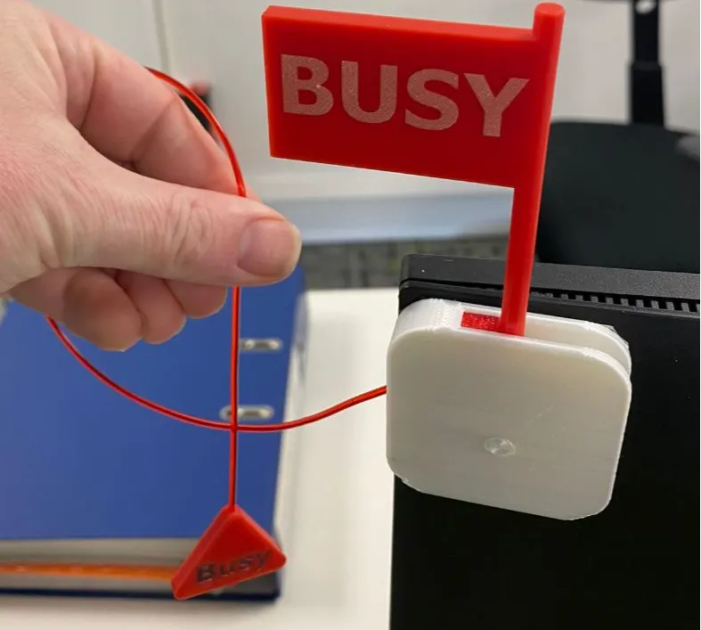 Busy Flag - Free 3D Print Model - MakerWorld