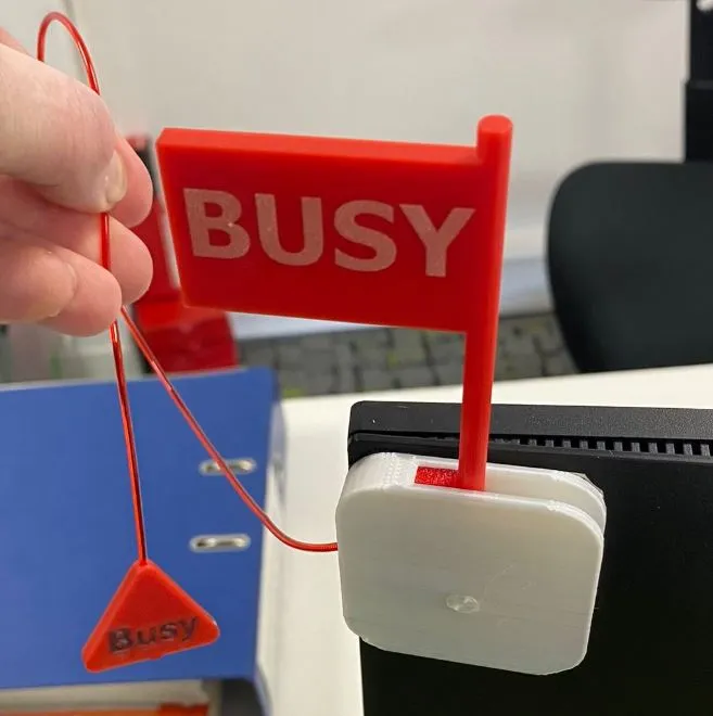 Busy Flag - Free 3D Print Model - MakerWorld