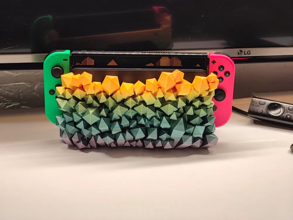 Crystal Nintendo Switch OLED Wall Mount by Zonique2k MakerWorld: Download Free 3D Models