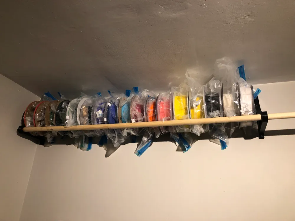 filament spool storage brackets for 25mm pole by design element ...