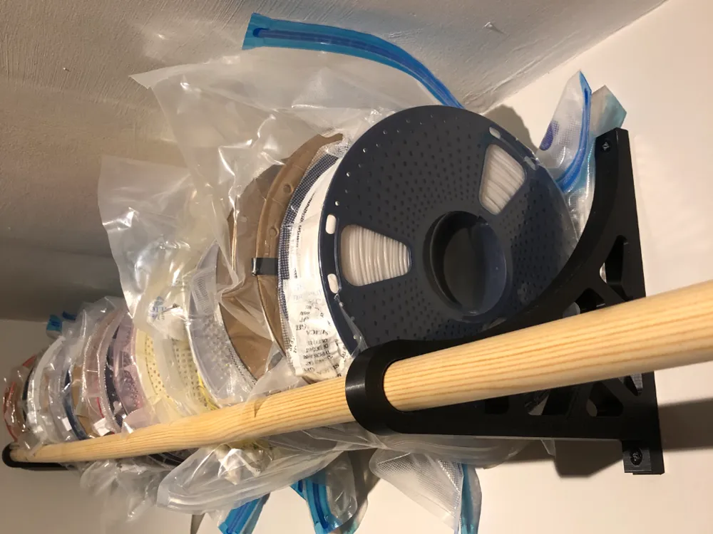 filament spool storage brackets for 25mm pole by design element ...