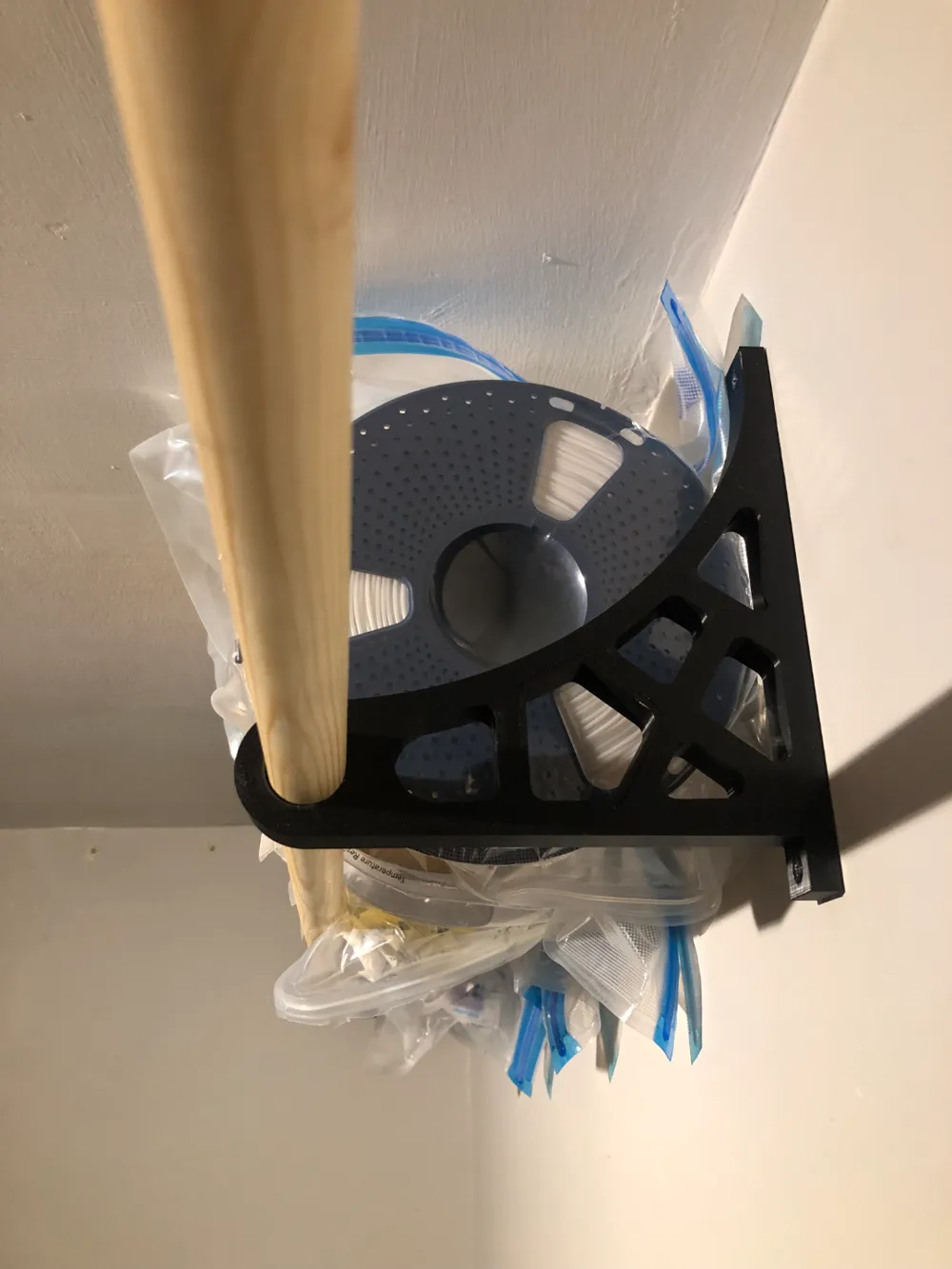 filament spool storage brackets for 25mm pole by design element ...