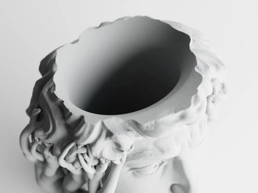 Organic David Planter by HpInvent MakerWorld: Download Free 3D Models