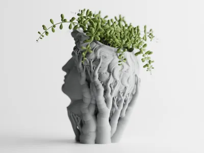 Organic David Planter by HpInvent MakerWorld: Download Free 3D Models