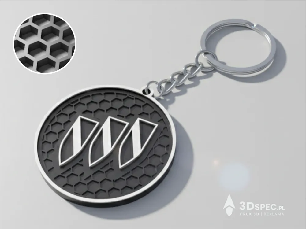 Buick logo keychain - Free 3D Print Model - MakerWorld