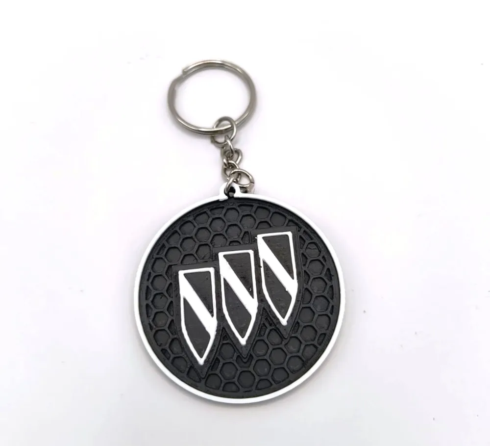 Buick logo keychain - Free 3D Print Model - MakerWorld