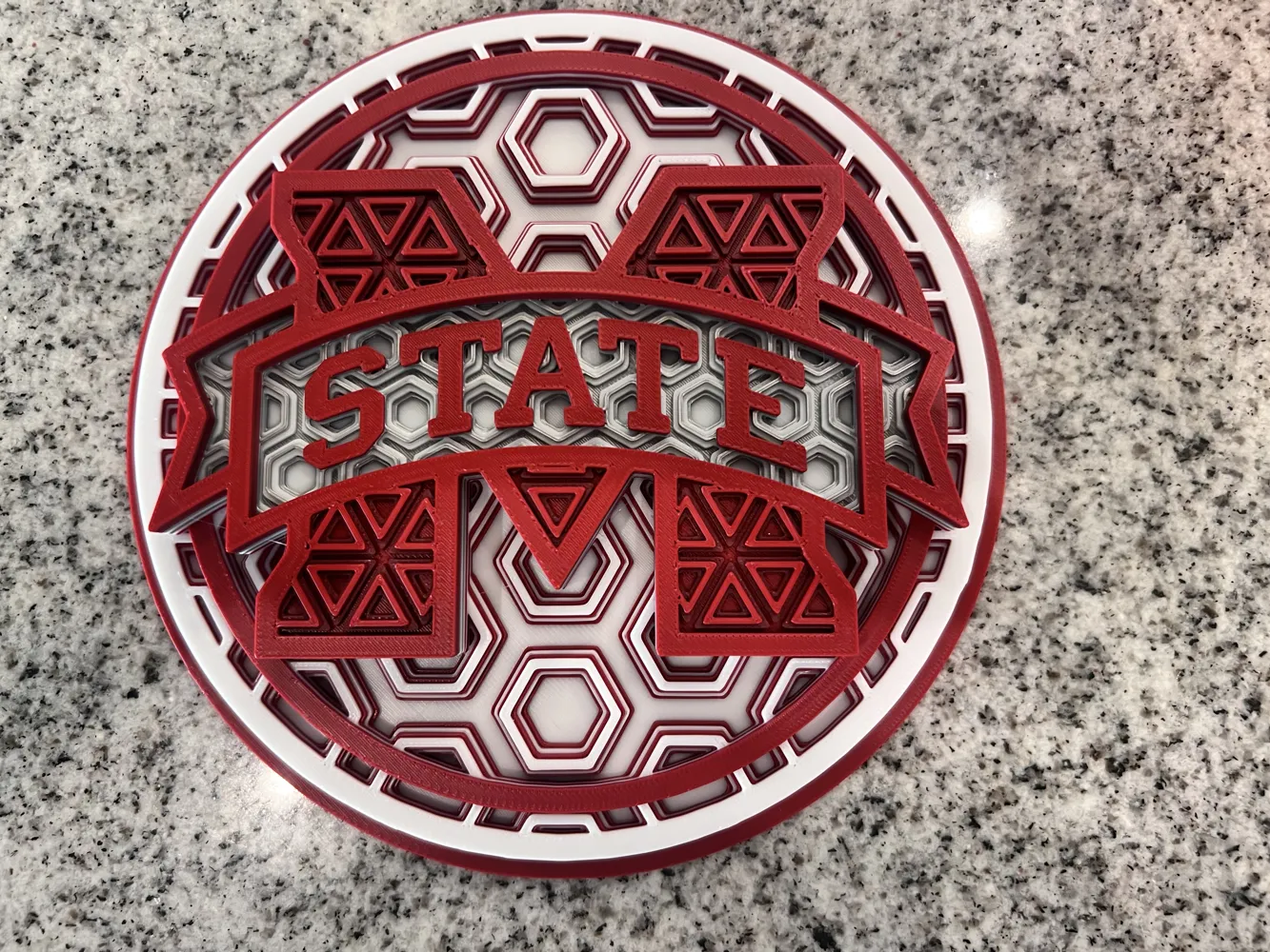 Mississippi State Bulldogs Dimensional Mosaik von Richie Rich Richie ...