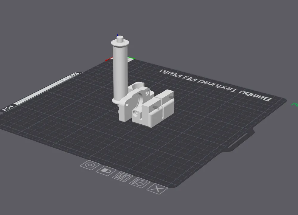 AMS Folding Side Mount with Bearings for wall mount Remixed by Ryan ...