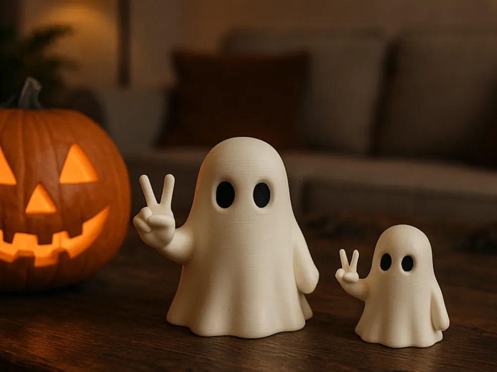 PEACE GHOST (THE FRIENDLY GHOSTS) - Free 3D Print Model - MakerWorld