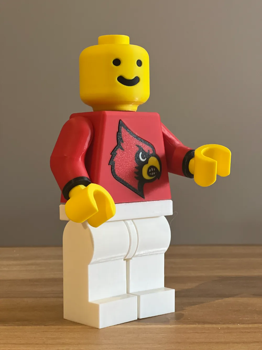 College Football Brickman - Louisville Cardinals by Jandaa - MakerWorld