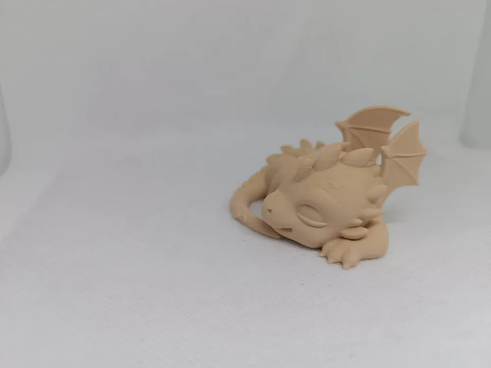 Cute Sleepy Dragon by DreamMesh MakerWorld: Download Free 3D Models