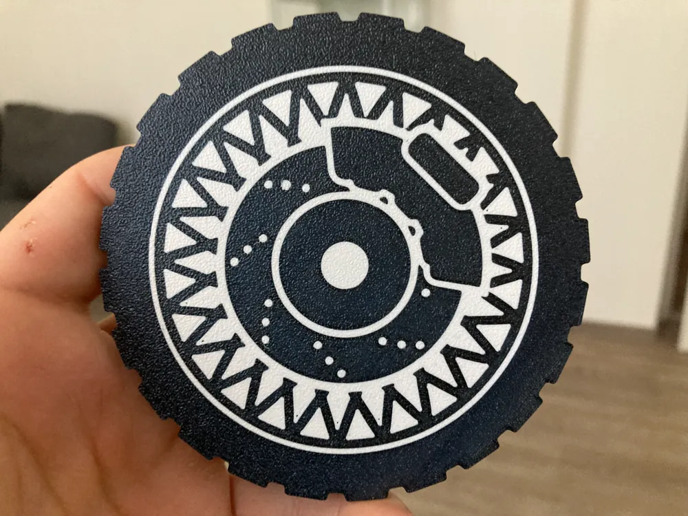 Motorcycle wheel coaster - Free 3D Print Model - MakerWorld