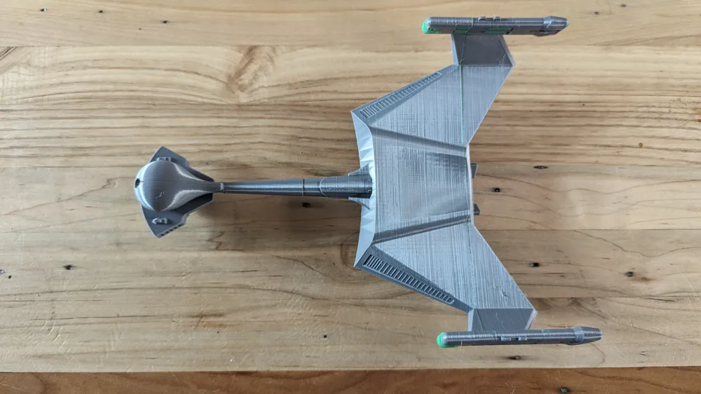 Klingon D7 Battle Cruiser 1:1000 scale by coppertop_01 - MakerWorld