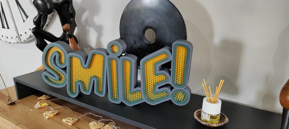 "Smile" Wall Art by WarriorSoto - MakerWorld