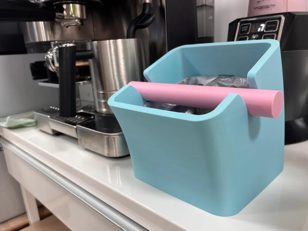 KnockKnock – 3D Printed Espresso Knock Box by shlomimarcovich MakerWorld: Download Free 3D Models