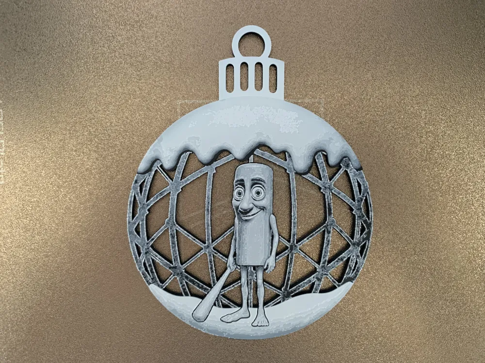 Tung Tung Tung Sahur Christmas Ball by roby85r MakerWorld: Download ...