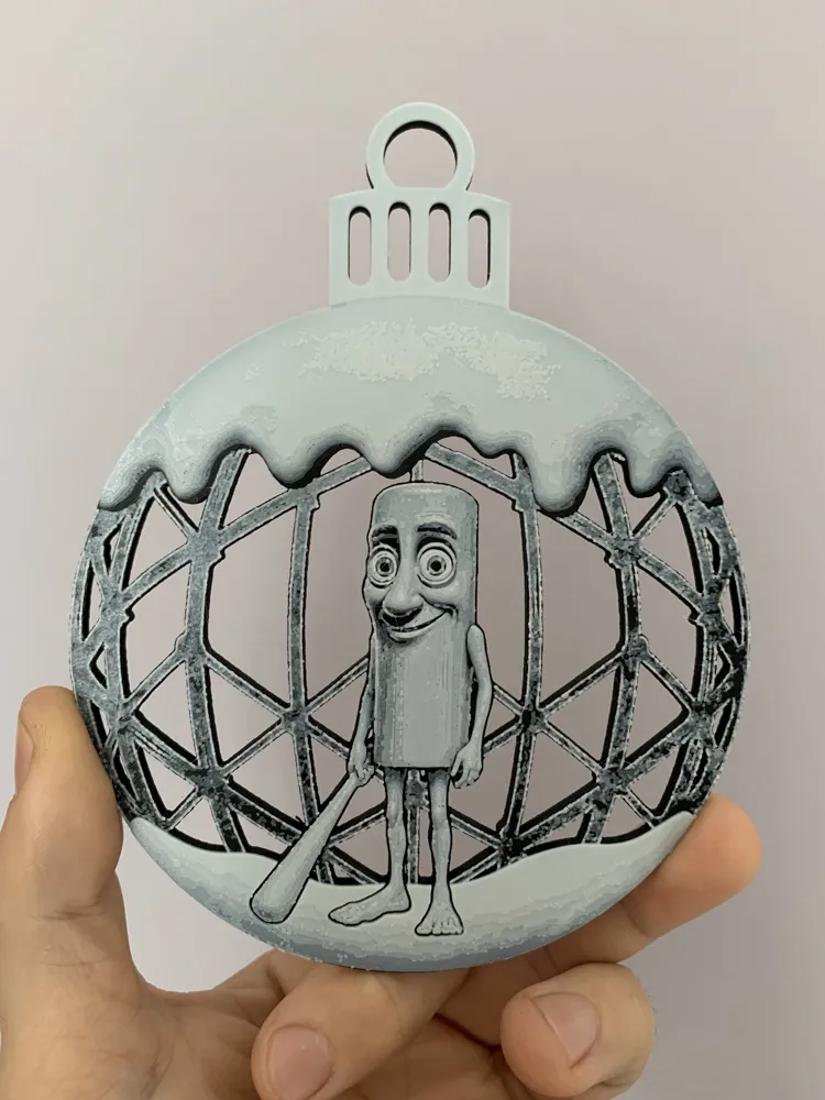 Tung Tung Tung Sahur Christmas Ball by roby85r MakerWorld: Download ...