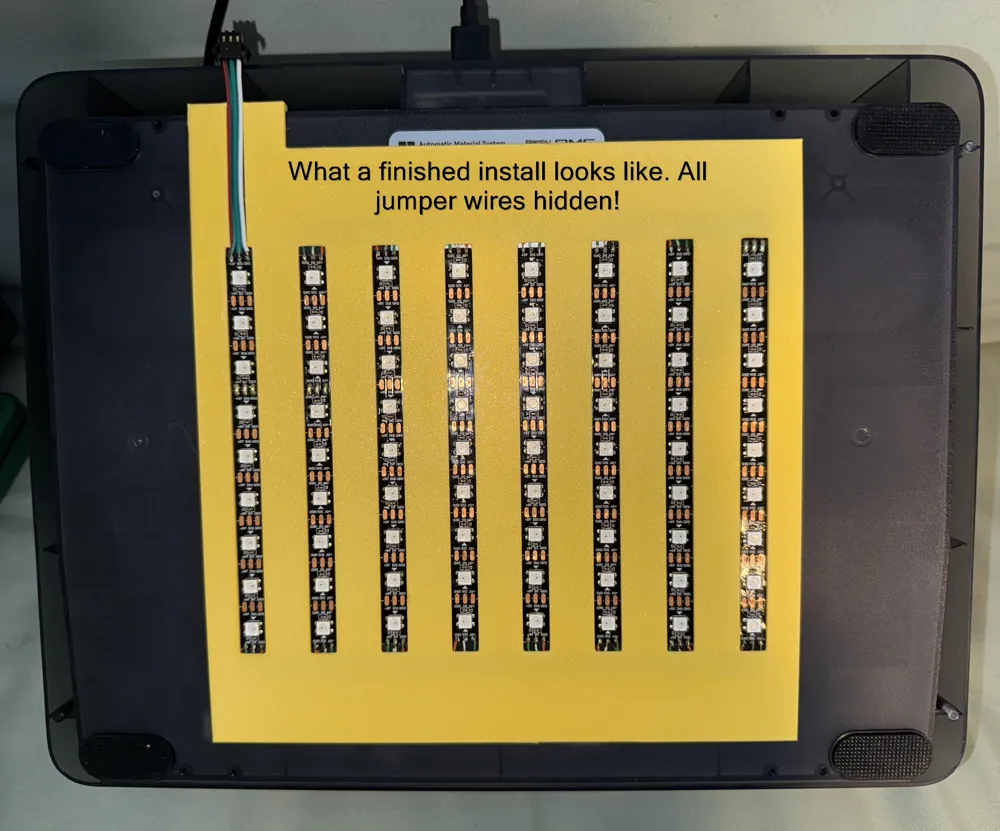 Super Thin AMS LED Light (Maintains OEM Look) by generatorlabs - MakerWorld