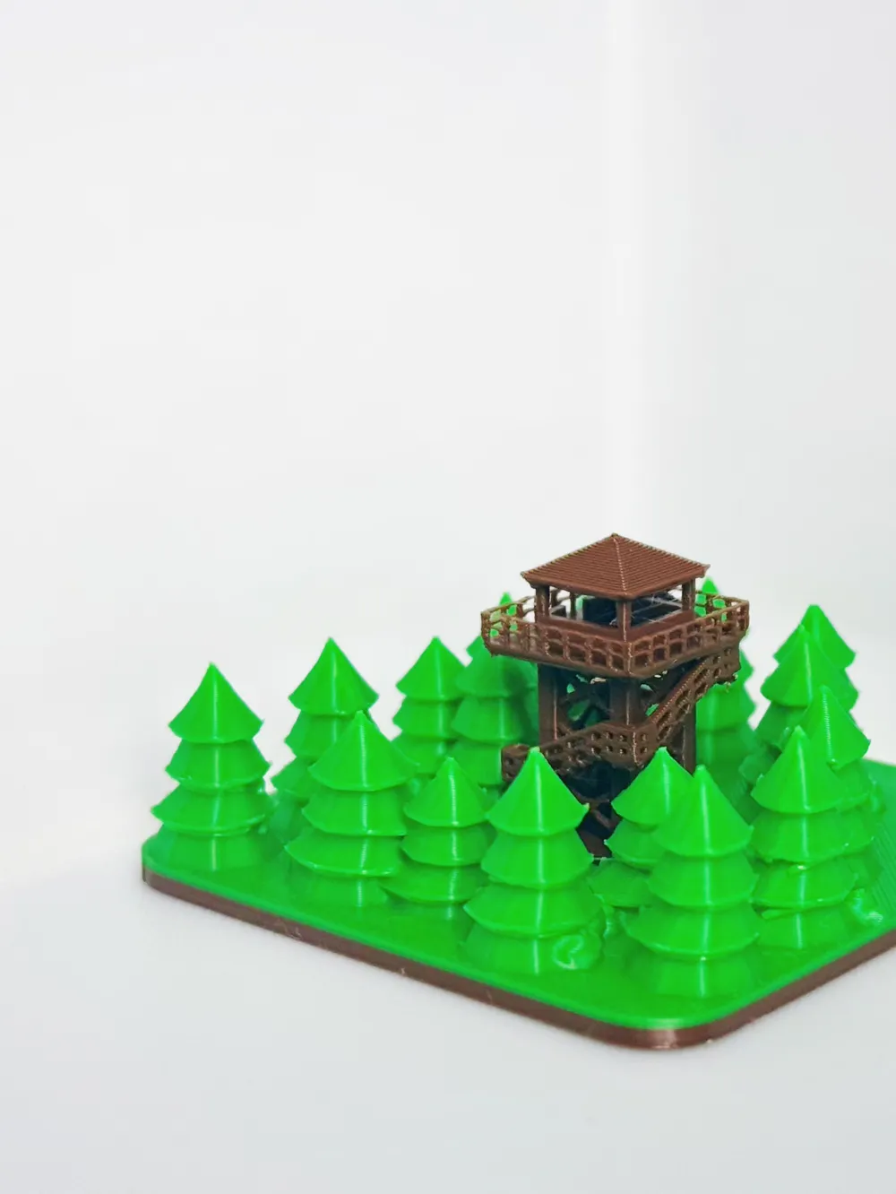 Minature Fire Watch Tower by CatTheRat MakerWorld: Download Free 3D Models