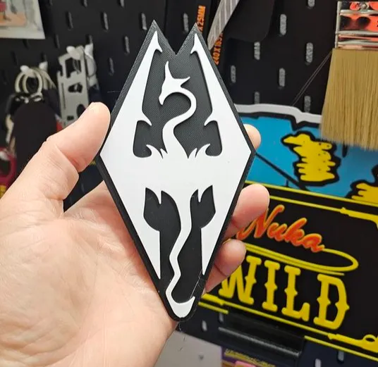 Skyrim Dragon Wall Art By Nsprints Makerworld