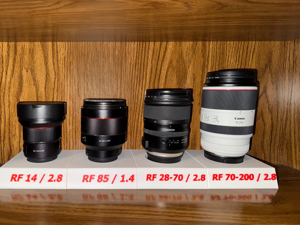 Customizable Camera Lens Display by Steven 3d MakerWorld: Download Free ...