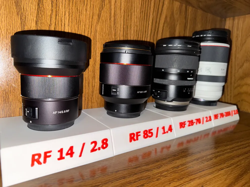 Customizable Camera Lens Display by Steven 3d MakerWorld: Download Free ...