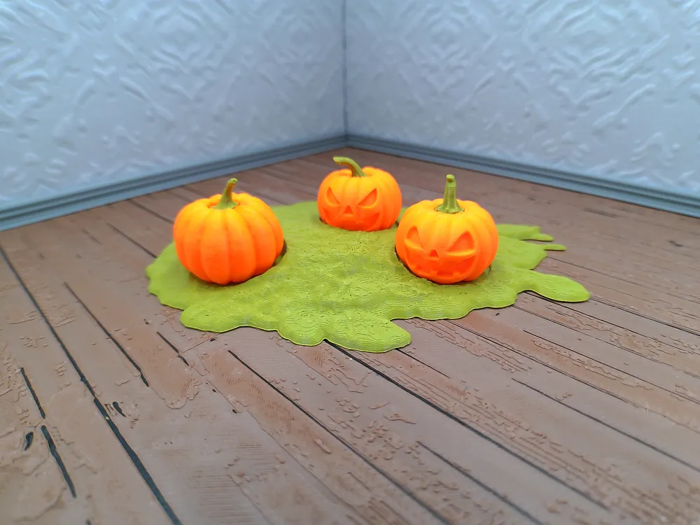 Dollhouse - Modular Halloween Pumpkin Patch - Free 3D Print Model ...